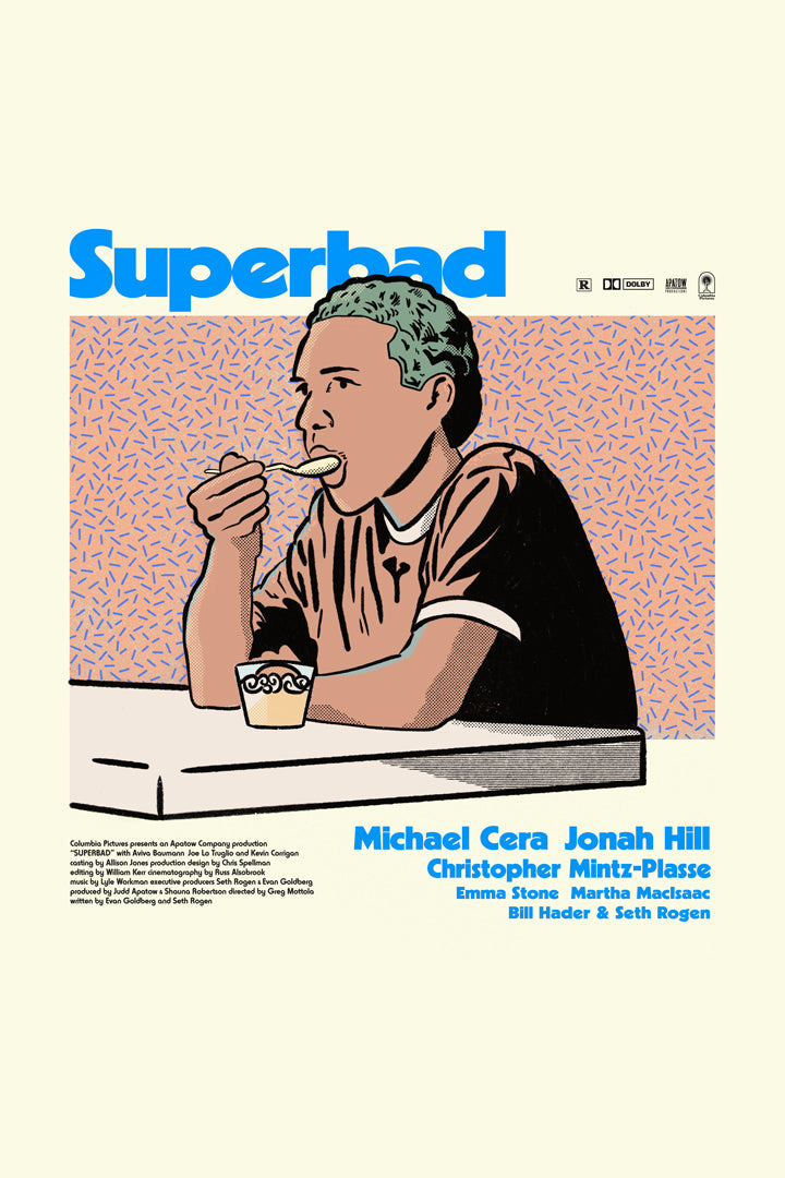 Superbad poster (alternative movie poster; Steven Glansberg) – Baxter ...