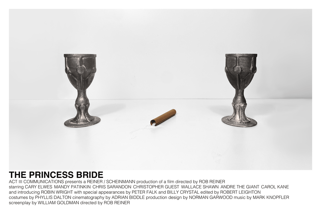 The Princess Bride poster (alternative movie posters) – Baxter and the Bear